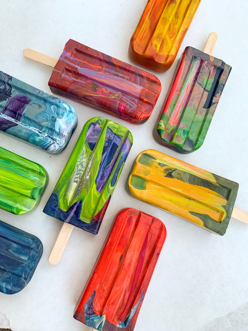 Popsicle Crayon | "Perfect for Summer Party Favors and Gifts!" – Art 2 ...
